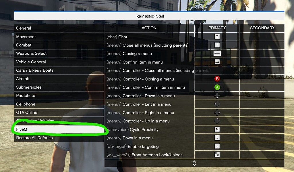 Open Fivem Keybinds In Pause Menu Discussion Cfx Re Community