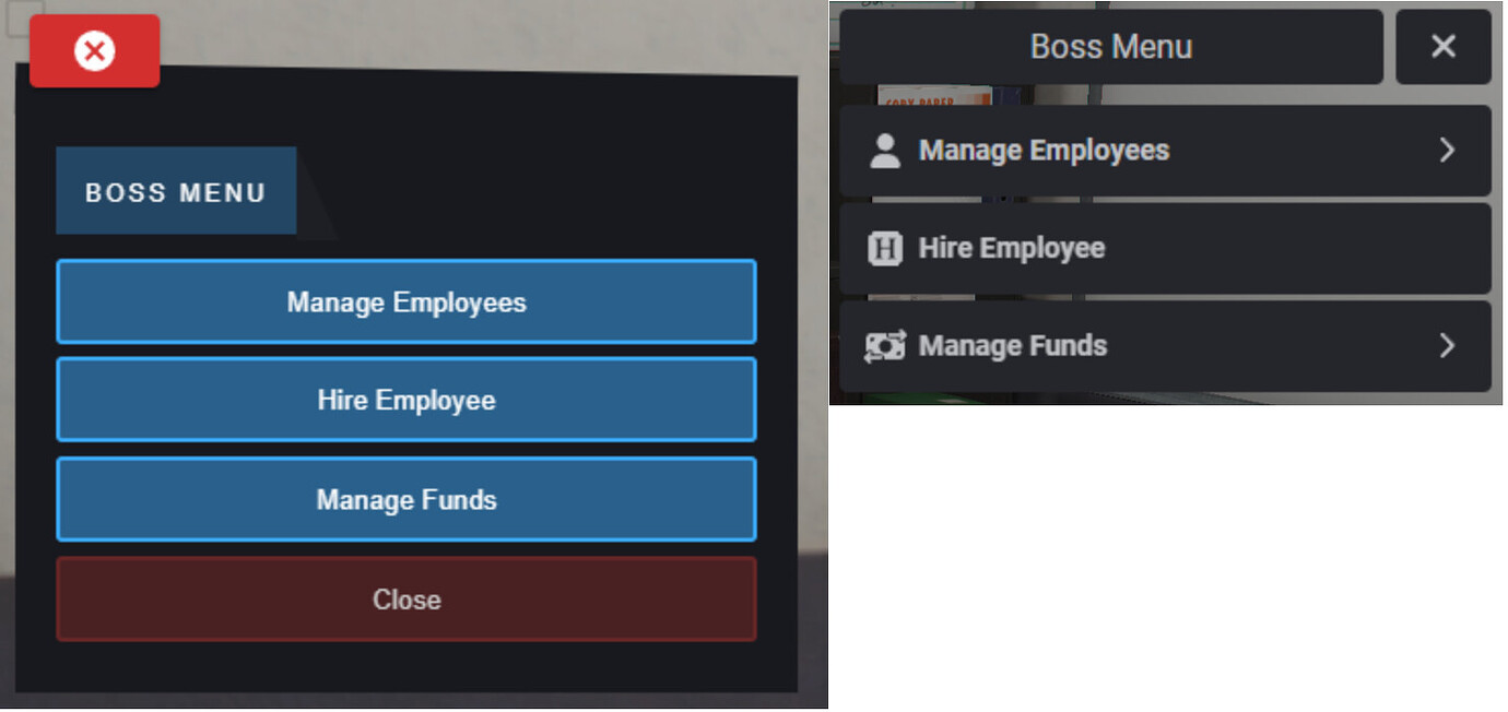 Boss Menu Qb Esx Fivem Releases Cfx Re Community