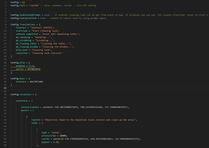 Paid Cleaning Tasks Vorp RedEM RP Custom RedM Releases Cfx Re