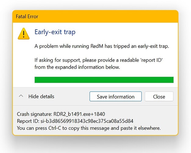 RedM Crashes When Joining Any Server RedM Client Support Cfx Re