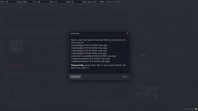 Clients Losing Connection With The Server With The Timeout Reason