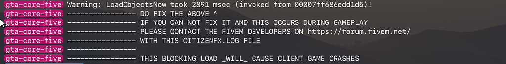 Message On F8 Console FiveM Client Support Cfx Re Community