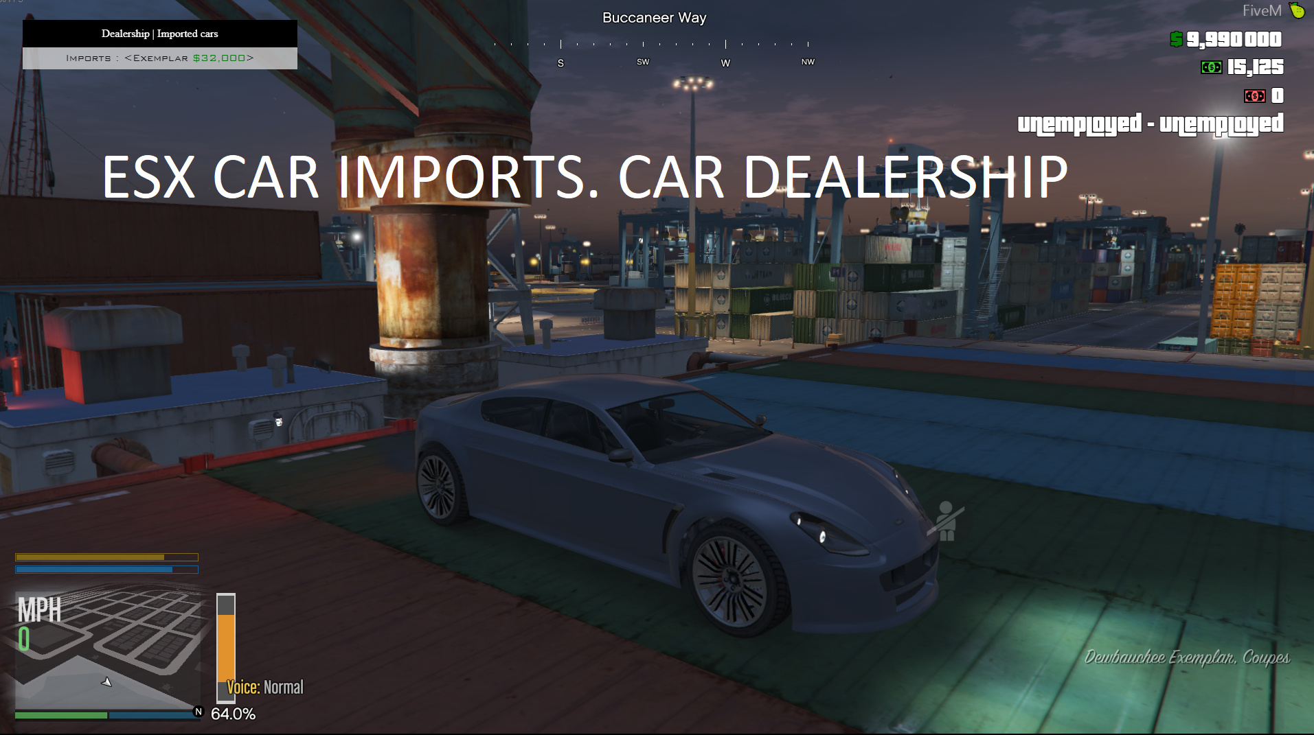 ESX Imports Dealership Updated With Working Server Lua FiveM