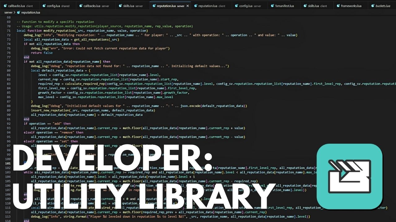 Free Developer Lua Utility Library V Fivem Releases Cfx Re