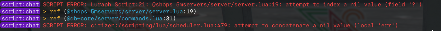 Problem With A Script Script Error Luraph Script 21 FiveM