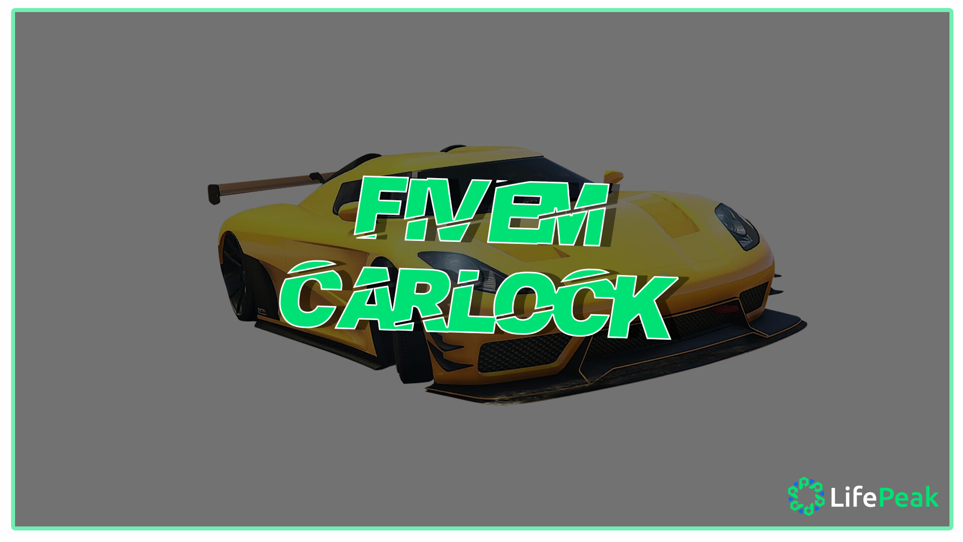 FREE ESX CarLock LifePeak Scripts FiveM Releases Cfx Re Community
