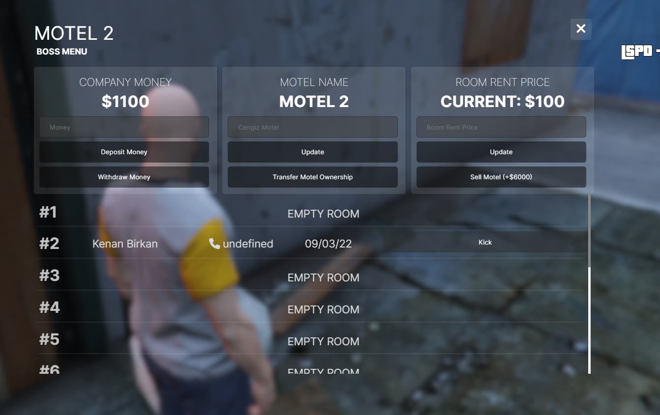 QBCORE ESX Advanced Motels Metadata Supported Teleport Motels And
