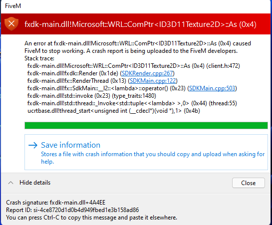 Stuck Unloading FxDK Discussion Cfx Re Community
