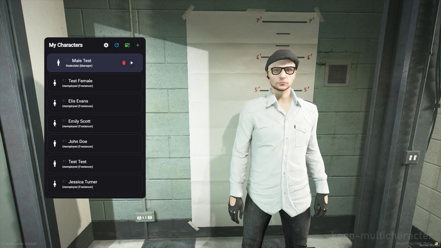Paid Qb Keep Multicharacter V A Fivem Multi Character System