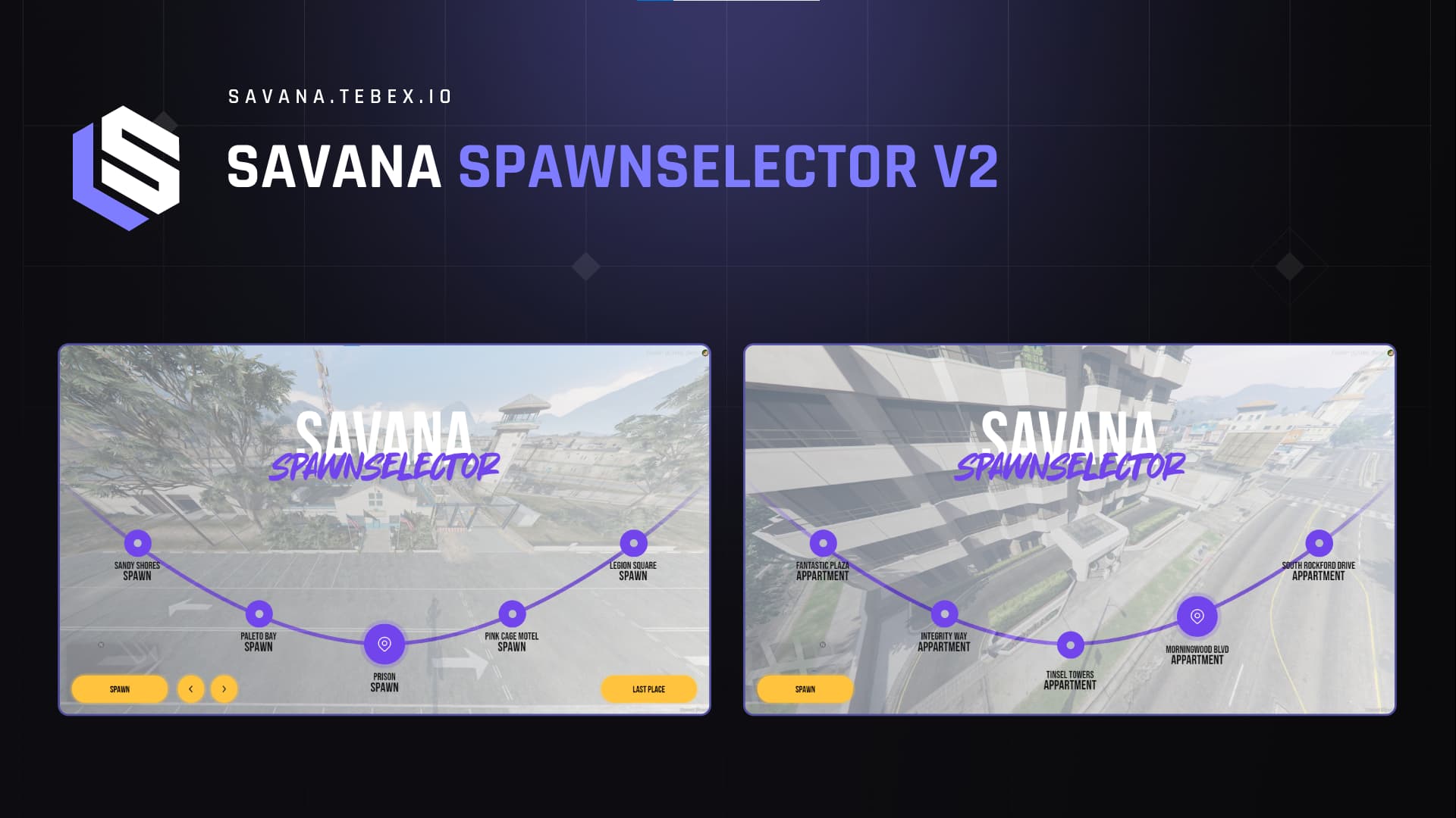 SAVANA Spawn Selector V2 QB ESX FiveM Releases Cfx Re Community