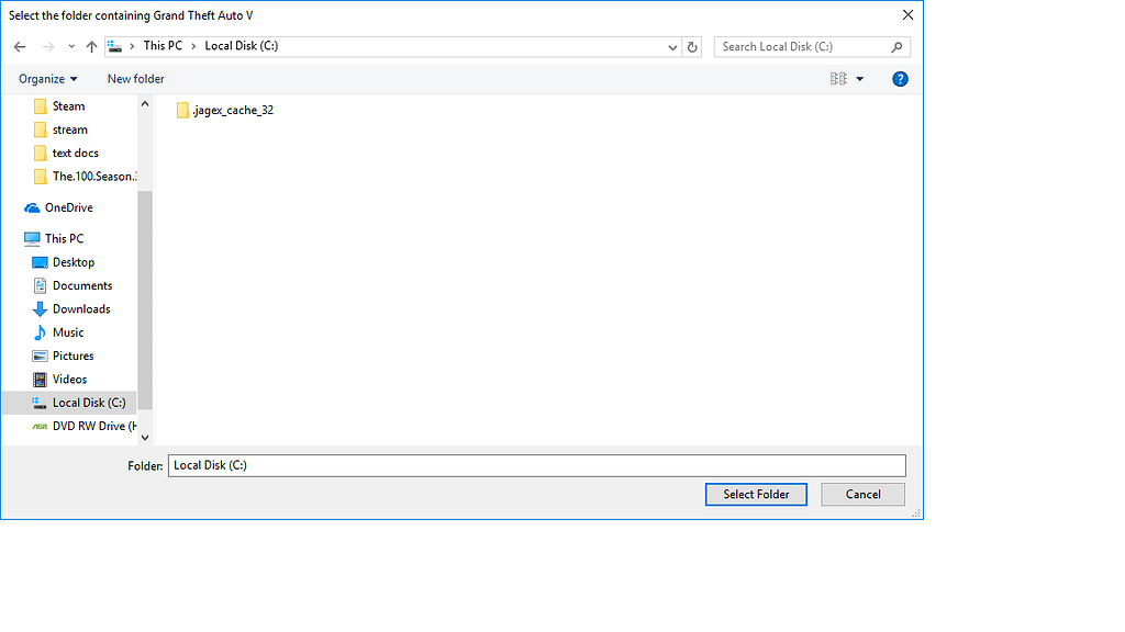 Gta5.exe Folder FIX GTA V Enhanced: FiveM The Selected Path Does Not