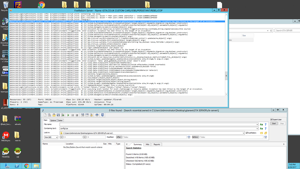 Errors in console - FiveM Client Support - Cfx.re Community