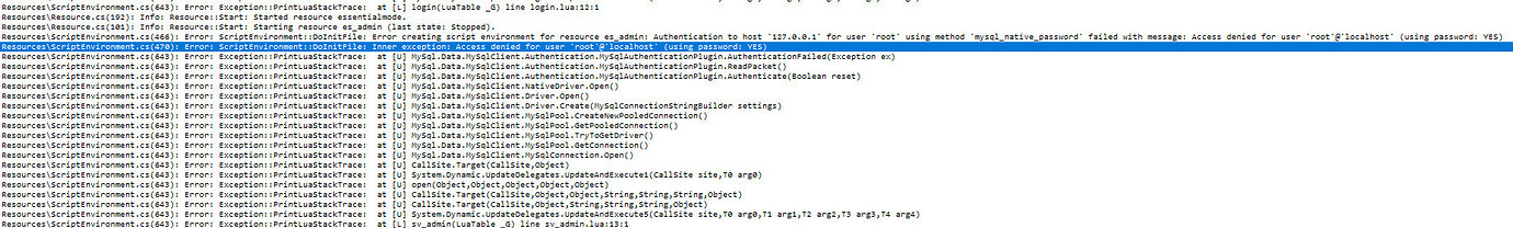 [How-to] Setup FXServer with MySQL and Essentialmode4 - Server Tutorials - Cfx.re Community