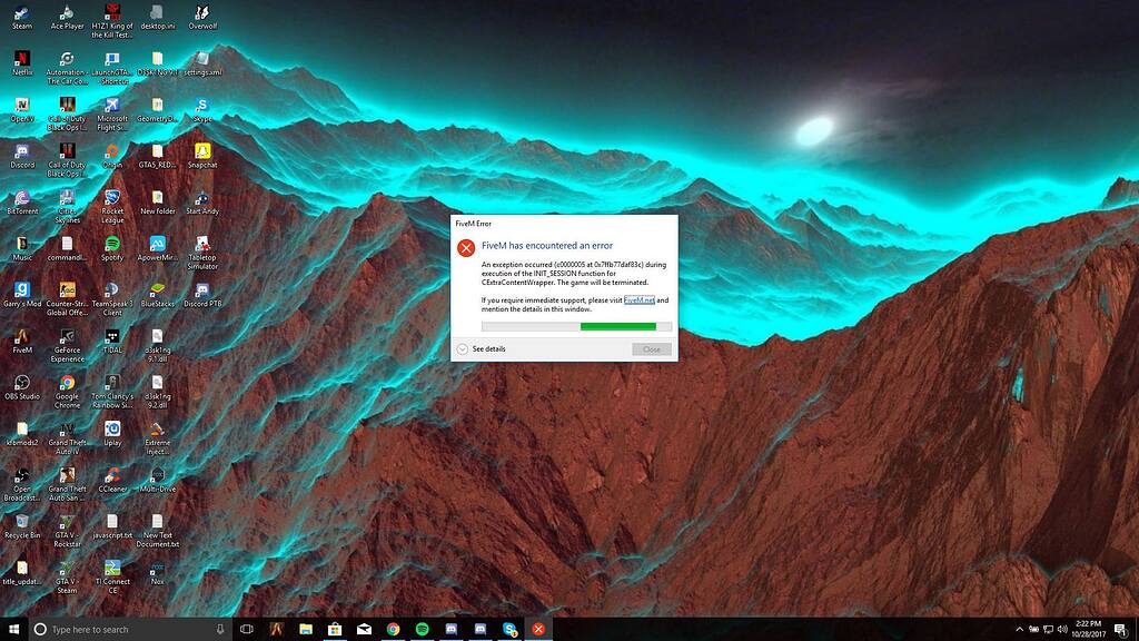 Error when loading screen appears - FiveM Client Support - Cfx.re Community