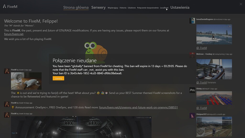 Ban for nothing? - FiveM Client Support - Cfx.re Community