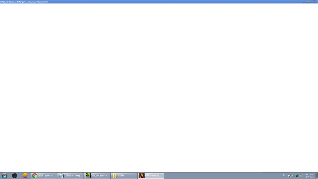 FiveM launcher blank screen, any ideas? - FiveM Client Support - Cfx.re ...