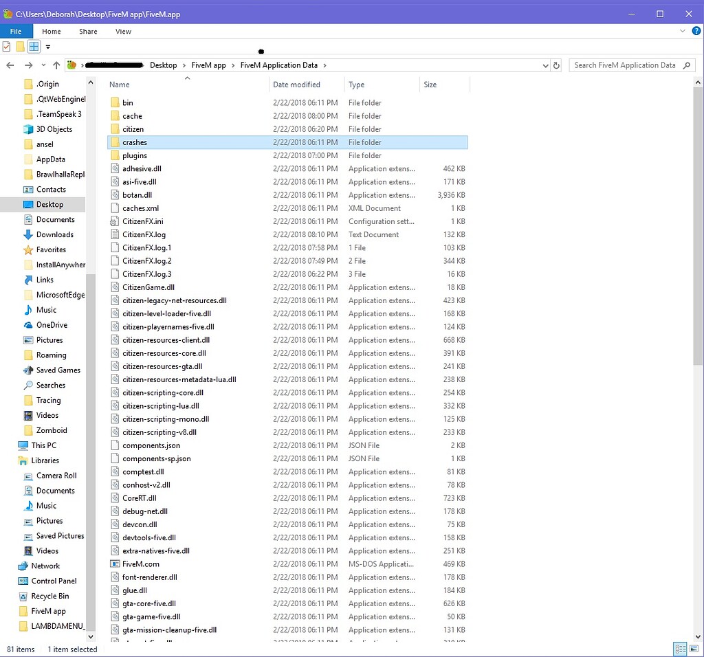 My FiveM won't stop crashing/also won't uninstall - FiveM Client ...