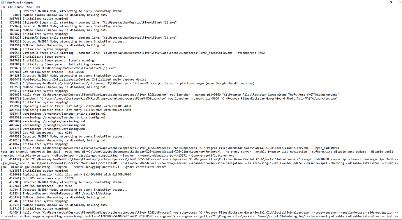 An unhandled exception (of type struct VK::Exception) caused FiveM to ...