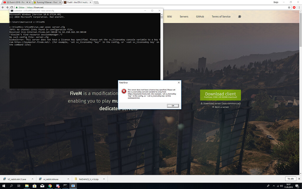 Server Key Fatal Error Page 2 Discussion Cfx Re Community