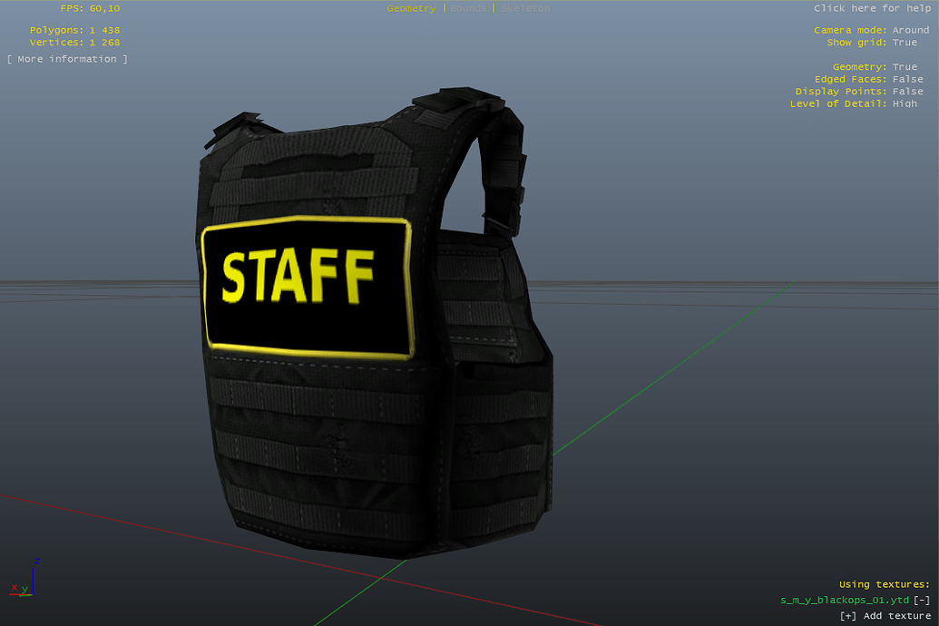 [Release] [Replacement] Staff Ped - Staff Vest/Staff Hat - FiveM ...