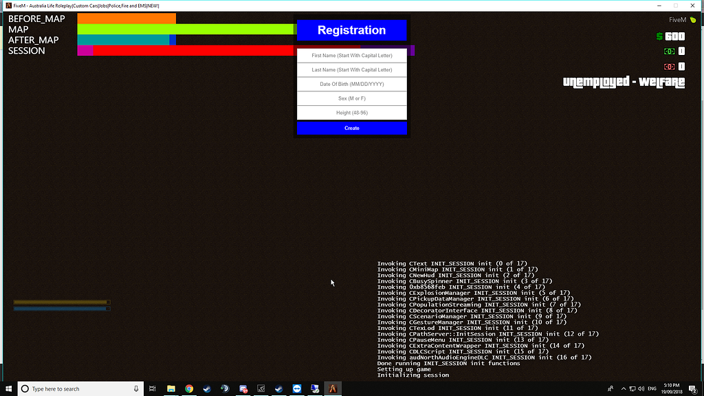 Cant fully load into server - FiveM Client Support - Cfx.re Community
