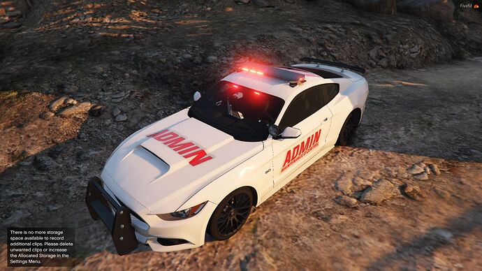 Admin Mustang w/ Red Lights - FiveM Releases - Cfx.re Community