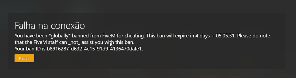 You have been *globally* banned from FiveM for cheating - FiveM Client ...