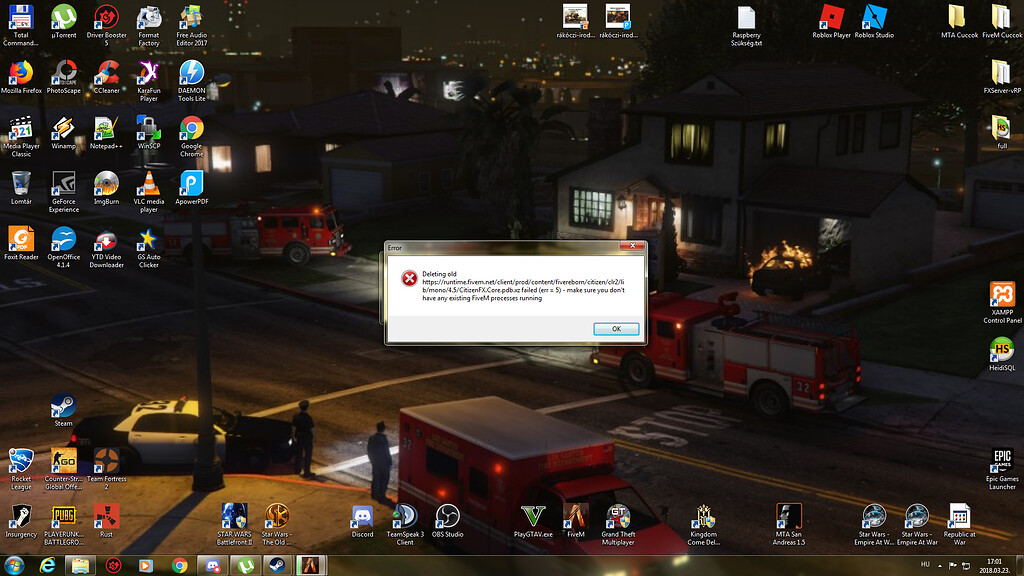Hi! I 've got this error message from the game - FiveM Client Support ...