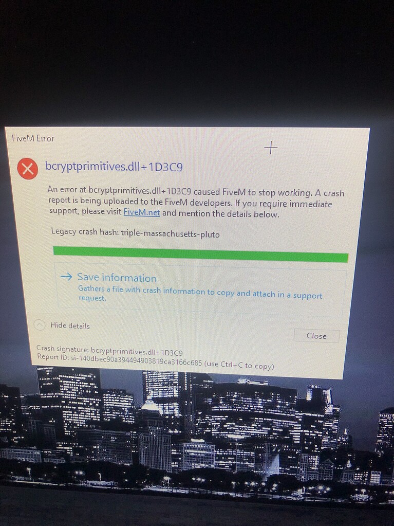 Problem while loading up fivem and playing - FiveM Client Support - Cfx ...