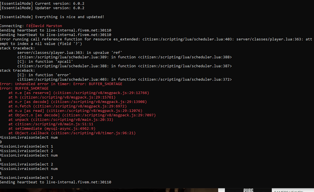 [HELP] Unhandled SQL Error - Server Discussion - Cfx.re Community