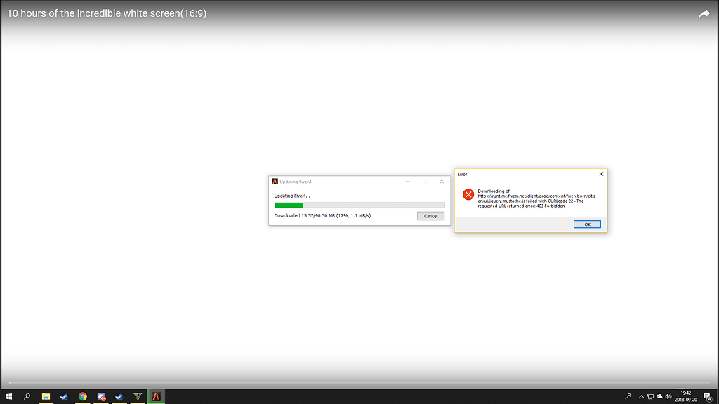 FiveM 403 Downloading error - FiveM Client Support - Cfx.re Community
