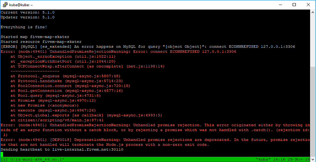 Problem - connect database to vps server - Server Discussion - Cfx.re ...