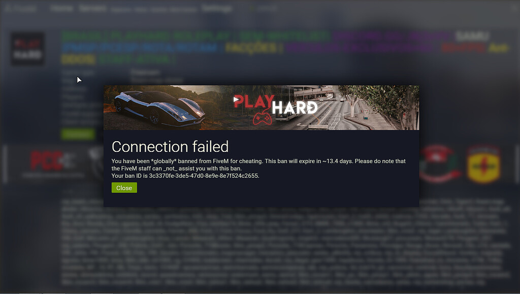 ban - FiveM Client Support - Cfx.re Community