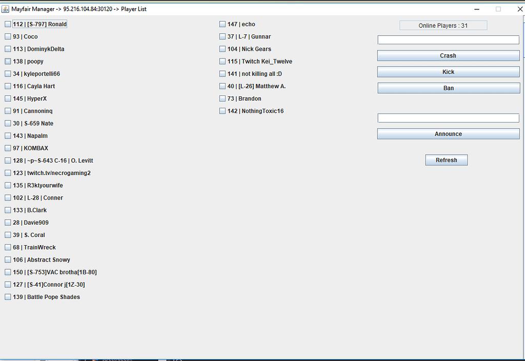 [Release] FiveM Player List Parser for Java - FiveM Releases - Cfx.re ...