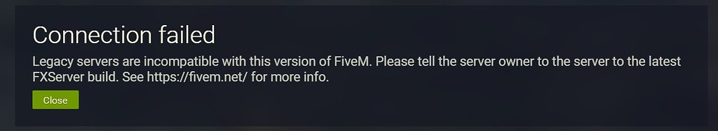 Latest FiveM Server Build Incompatible - FiveM Discussion - Cfx.re ...