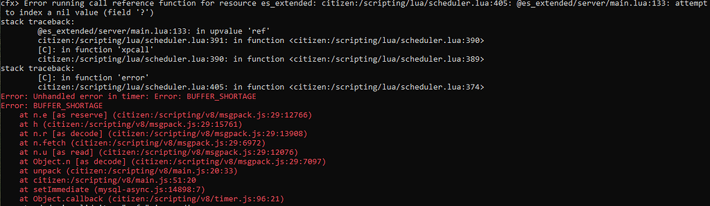 ES_Extended Error - ES/ESX - Cfx.re Community