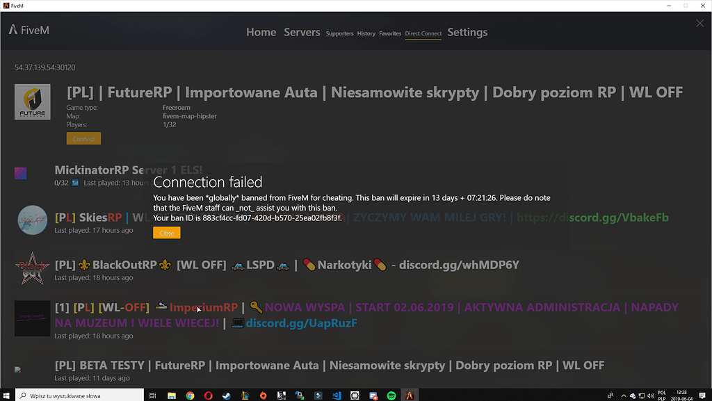 IM Got Banned on Fivem server*global* - FiveM Client Support - Cfx.re ...