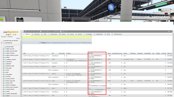 My server can't save the position of players after logout - FiveM ...