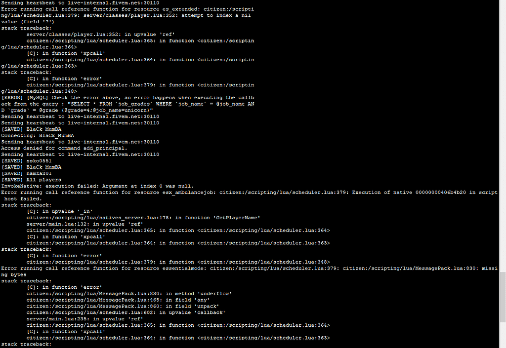 [Help] Essential mode Error - Server Discussion - Cfx.re Community