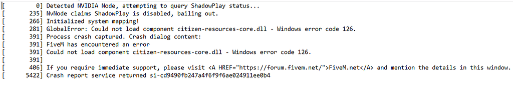 Could not load component citizen-resources-core.dll - Windows error code 167 - FiveM Client ...