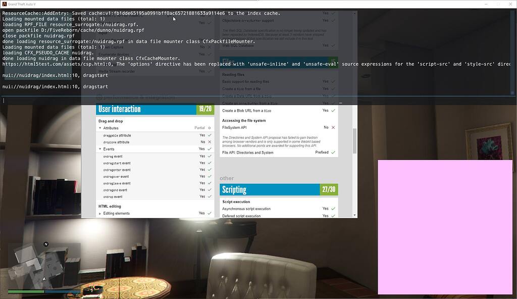 NUI/CEF HTML5 drag disabled? - Bug Reports - Cfx.re Community