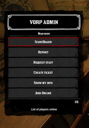 [VORP OFFICIAL] vorp_admin [FREE] - RedM Releases - Cfx.re Community