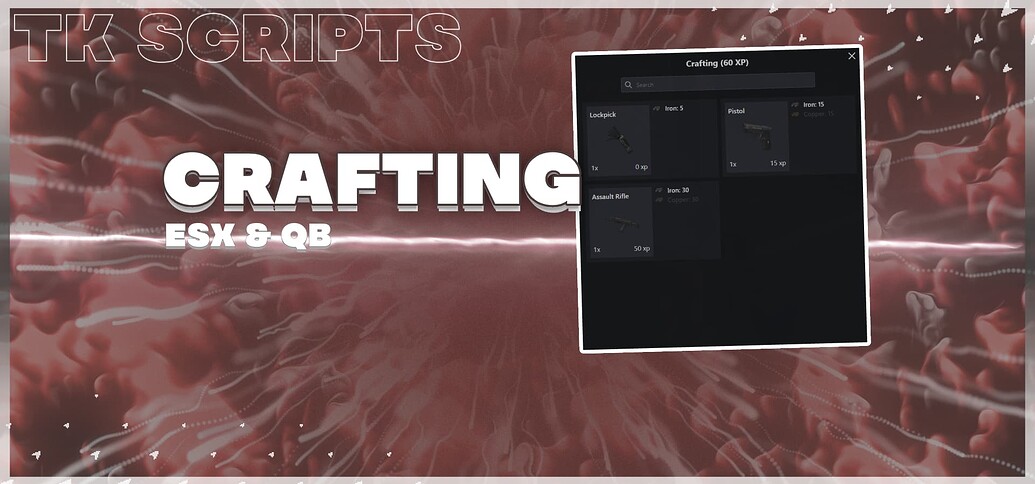 [ESX & QB] tk_crafting - Advanced Crafting System - FiveM Releases ...