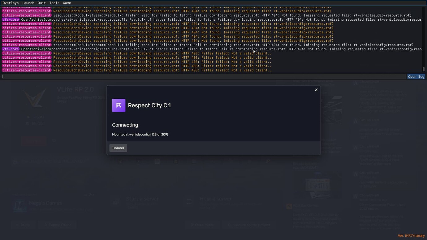 Failed to open packfile: ReadBulk of header failed: Failed to fetch: Failure downloading ...