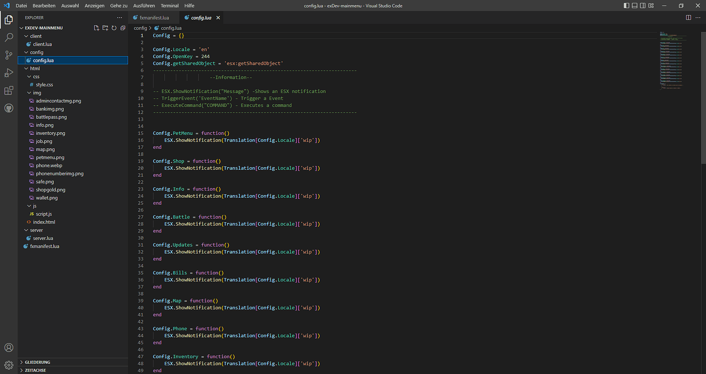 [PAID] exDev-mainmenu | Responsive UI | Inspired by GrandRP [ESX only ...