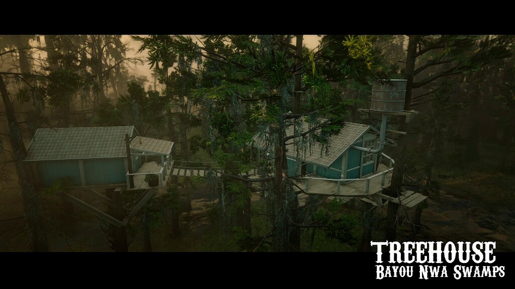 [YMAP] Treehouse in the Bayou Nwa swamps - RedM Releases - Cfx.re Community