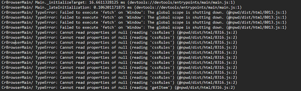 Npwd error - Resource Support - Cfx.re Community
