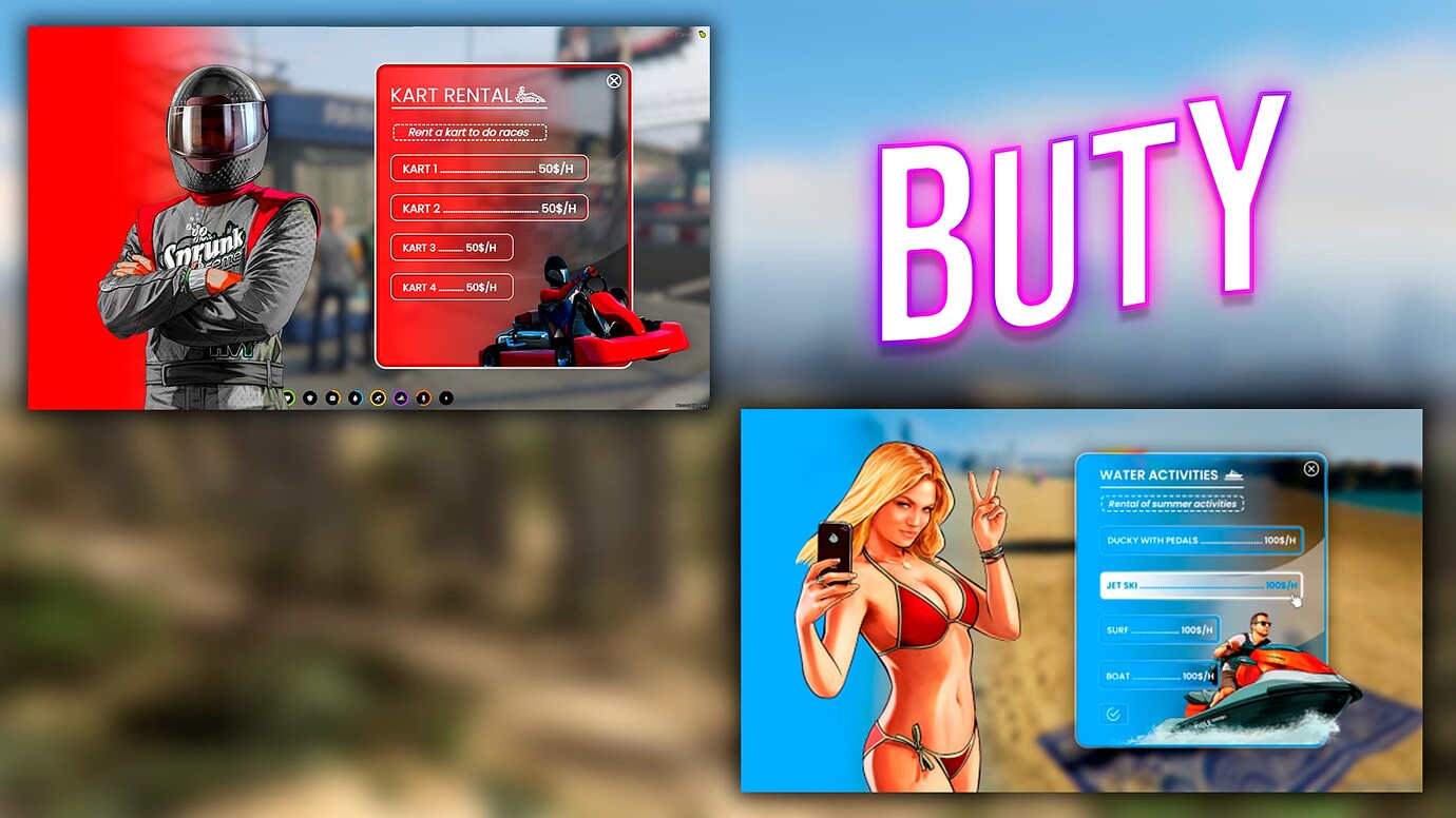 [PAID] Fun Pack: Karting + Water Activities with UI - FiveM Releases - Cfx.re Community