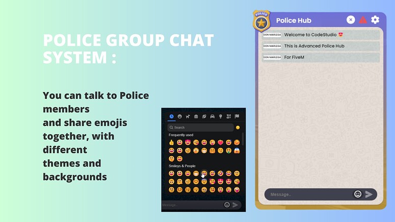 Police Hub | Group Chat | Callsigns | Status - FiveM Releases - Cfx.re ...