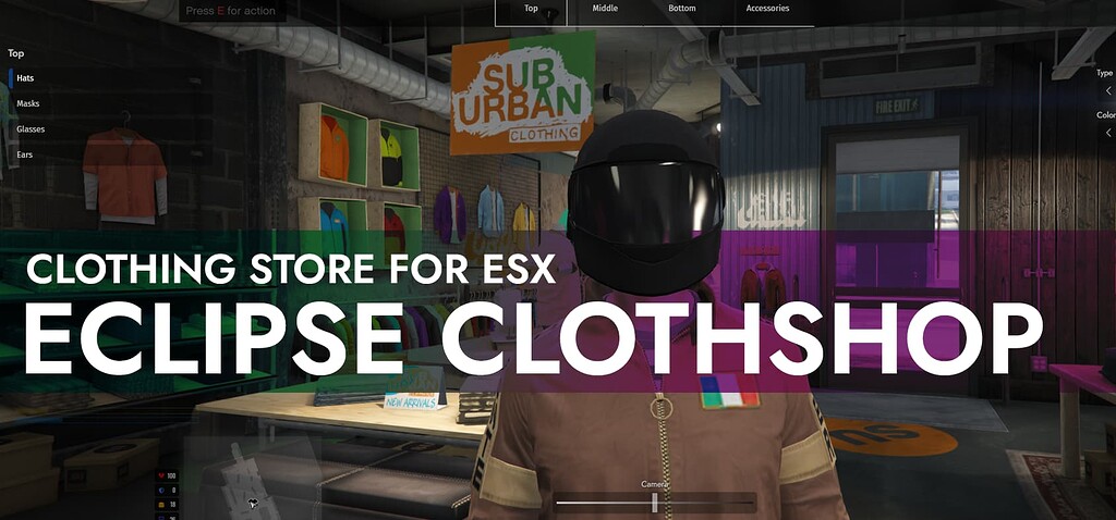 [ESX] [PAID] Eclipse Clothshop - FiveM Releases - Cfx.re Community